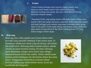 Unsur periode ketiga | PPTX