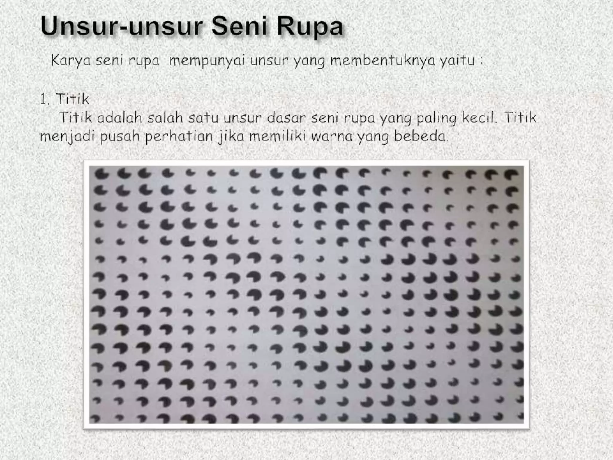 Unsur seni rupa | PPTX