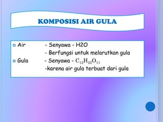 Unsur, senyawa, campuran dalam santan & kacang mayasi | PPT