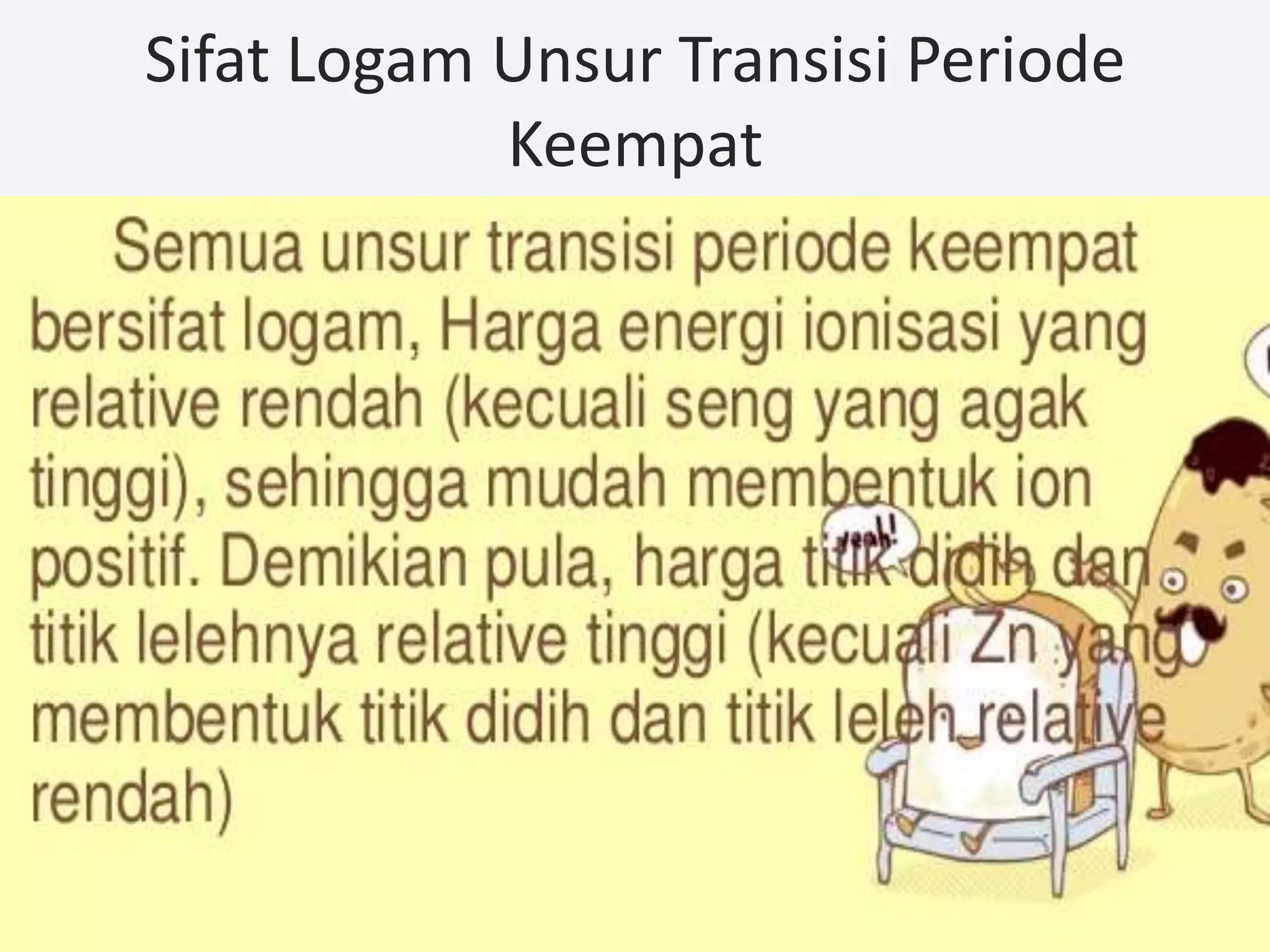 Unsur Transisi Periode 4 | PPTX