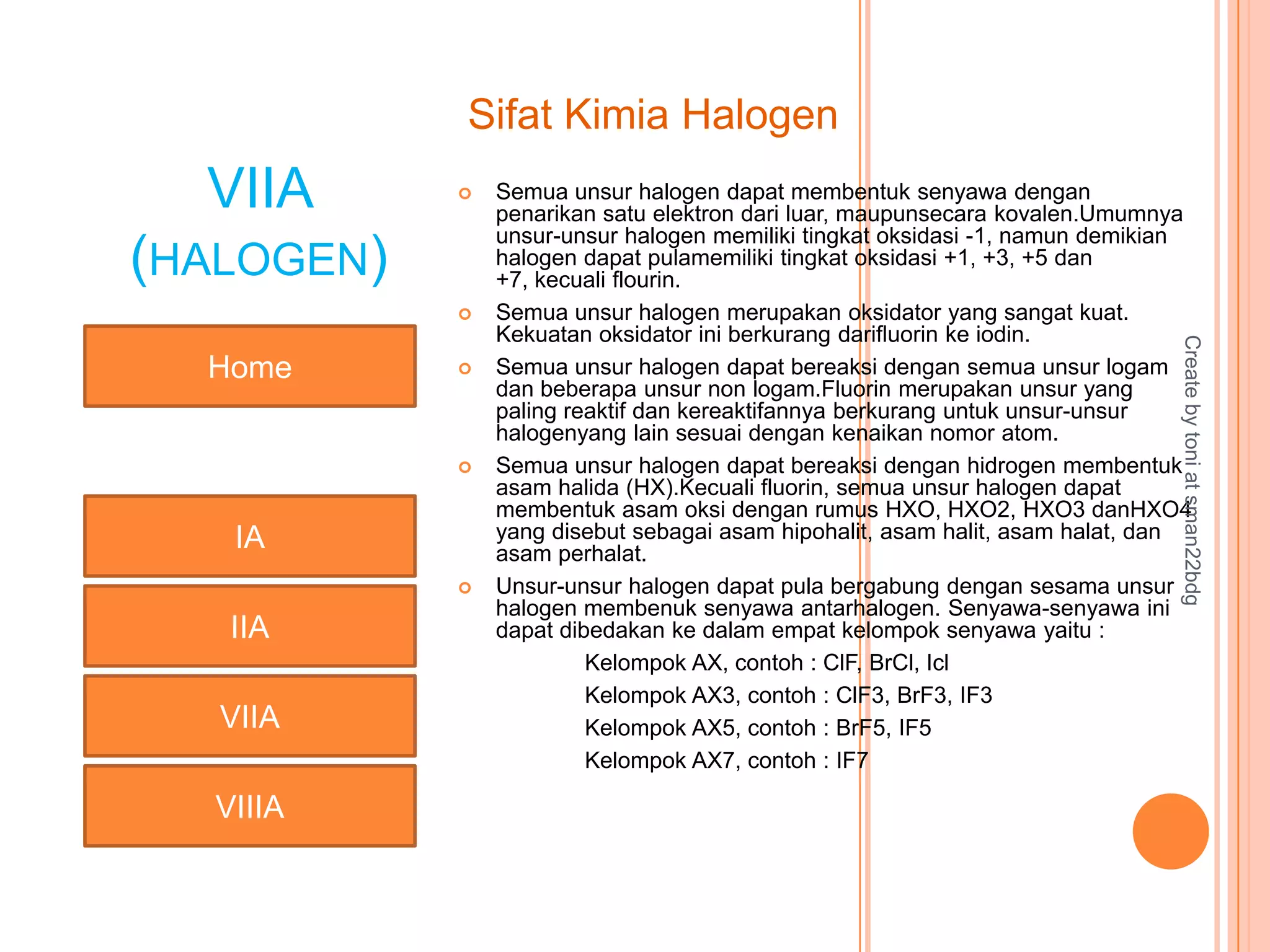 Unsur unsur golongan utama | PPTX
