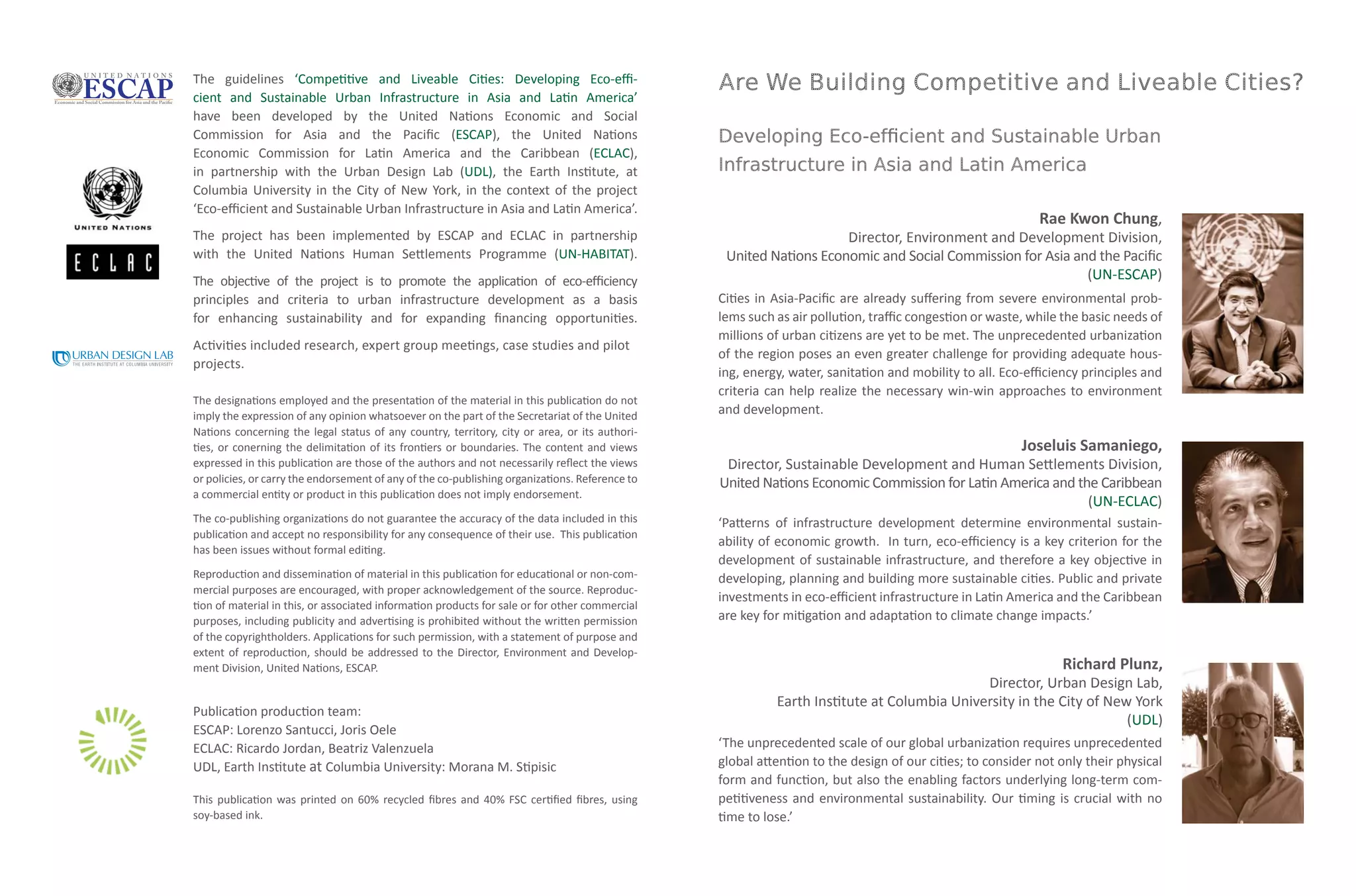 Un sustainable infrastructure | PDF