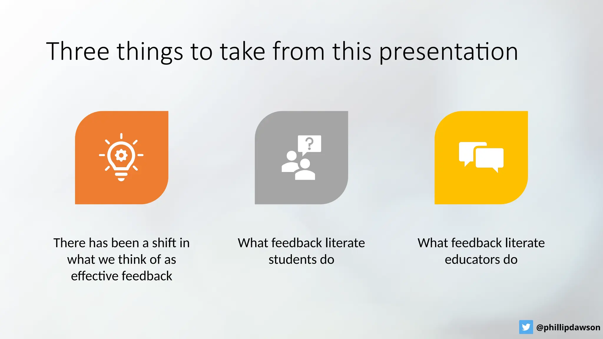 Improving feedback and developing student feedback literacy | PPT