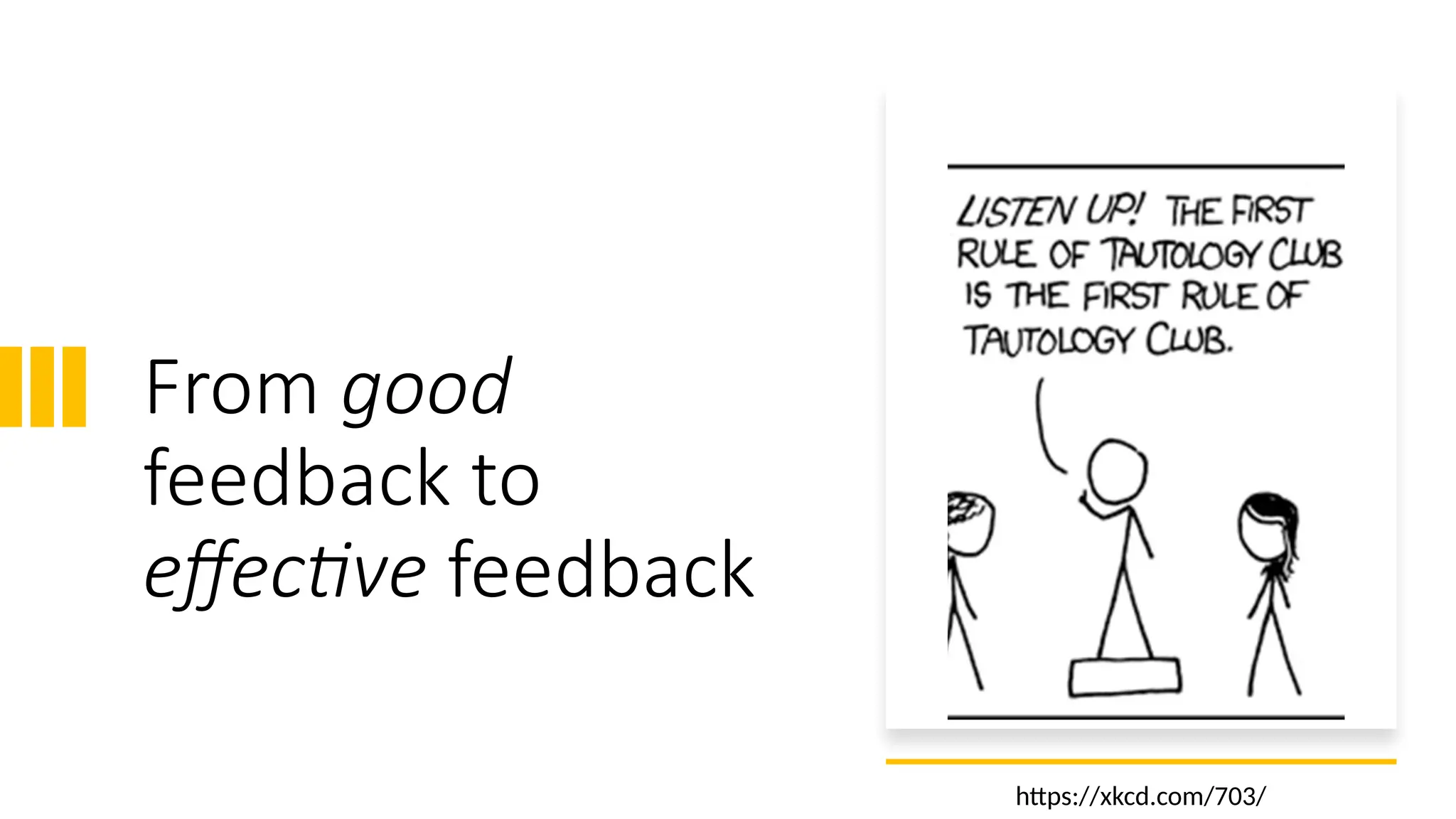 Improving feedback and developing student feedback literacy | PPT