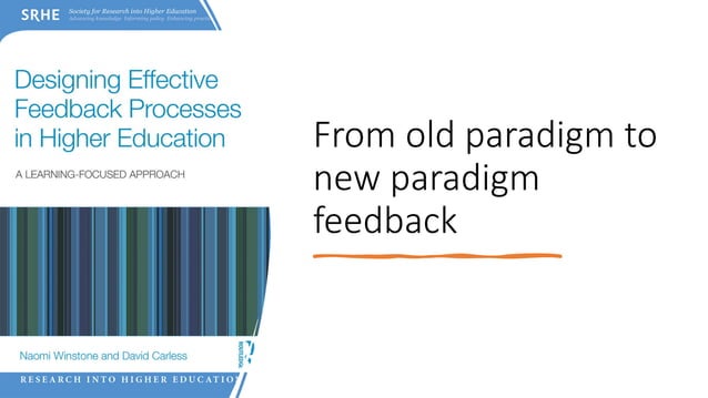 Improving feedback and developing student feedback literacy | PPT
