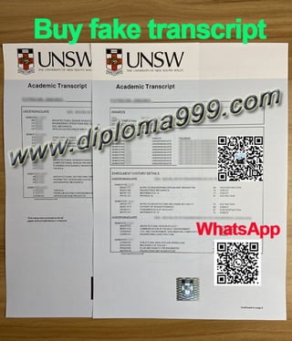 UNSW Transcript | PDF