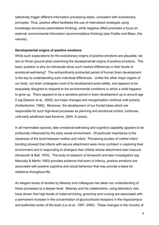 Positive Emotions and Cognition | PDF