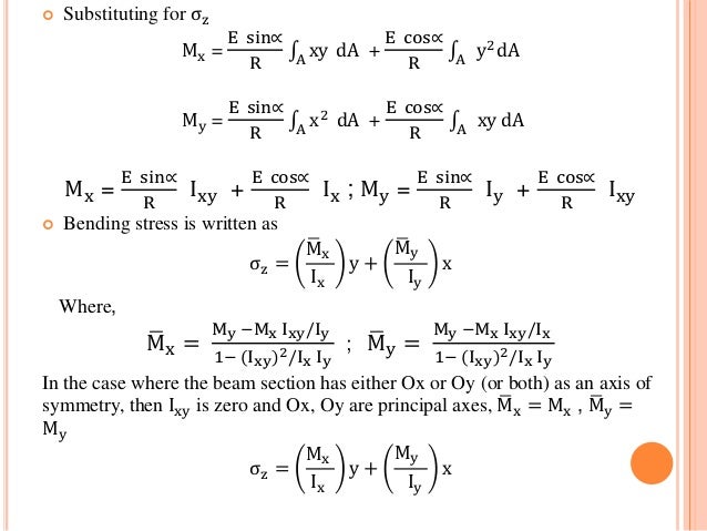 Unsymmetrical bending.ppt