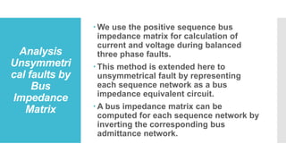 Unsymmetrical fault | PPTX