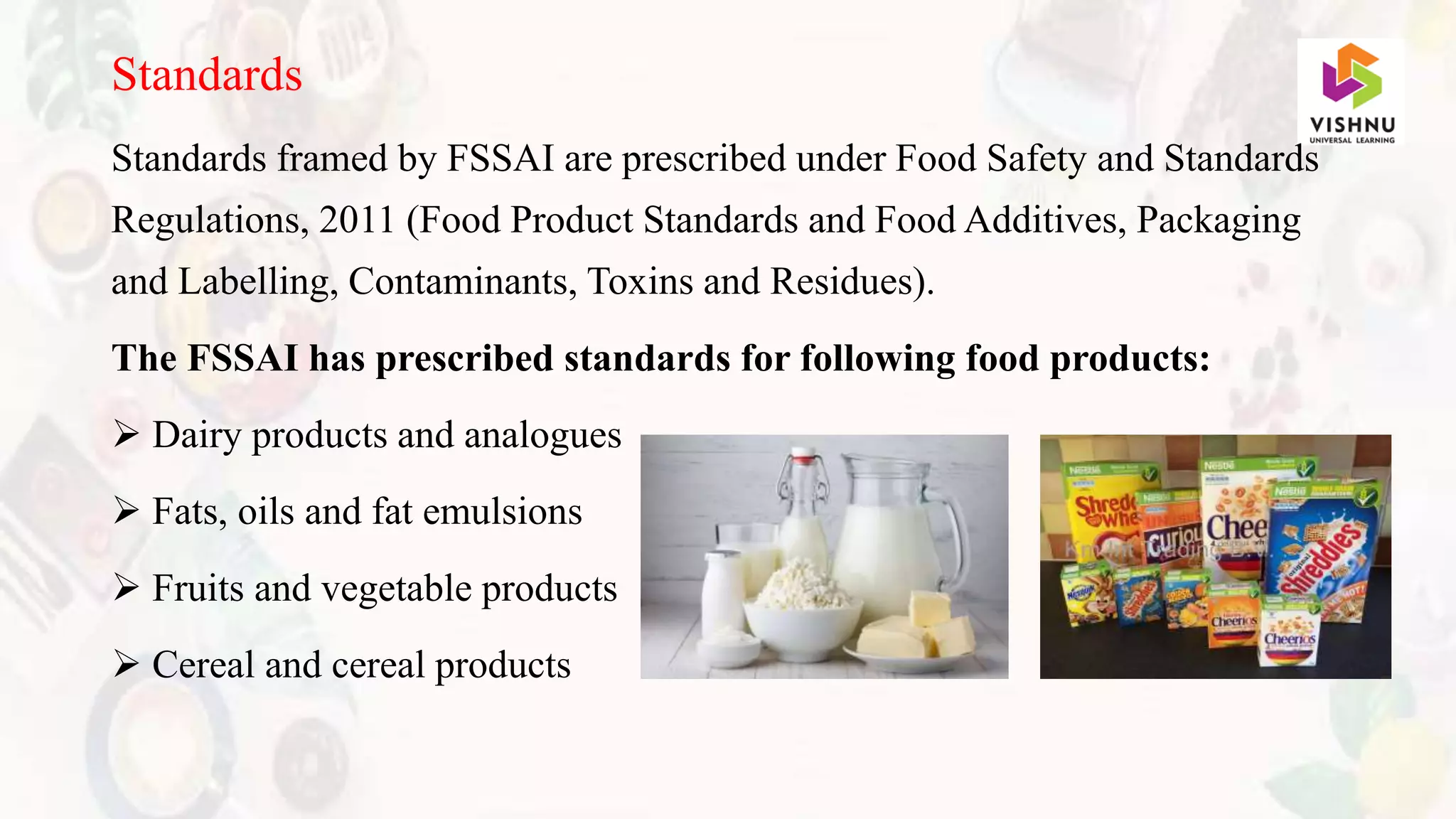 FSS and FSSAI Act | PPTX