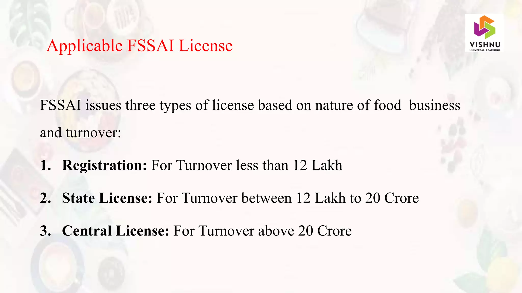 FSS and FSSAI Act | PPTX