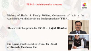 FSS and FSSAI Act | PPTX