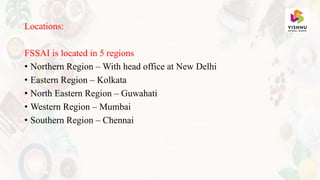 FSS and FSSAI Act | PPTX