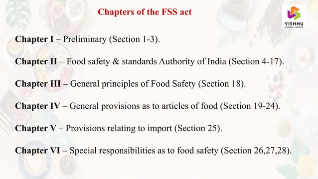 FSS and FSSAI Act | PPTX | Food Industry | Industries