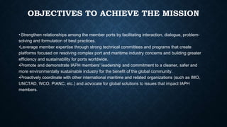 PowerPoint ppt on UNCTAD, IMO, IAPH | PPTX