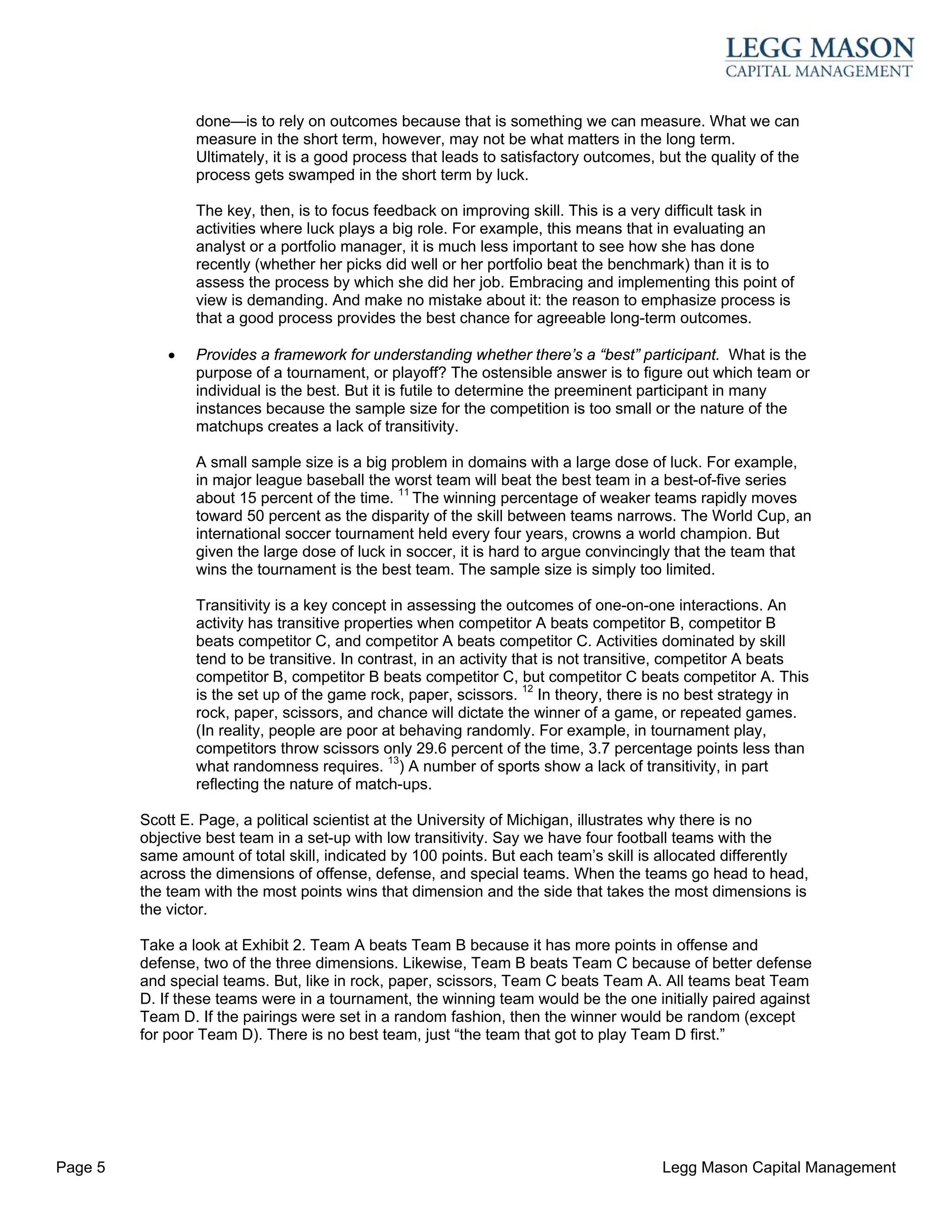 Untangling Skill And Luck | PDF