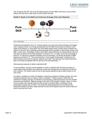 Untangling Skill And Luck | PDF