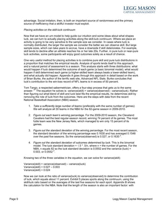 Untangling Skill And Luck | PDF