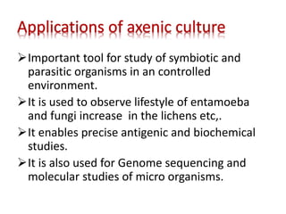 Types of microbial culture cultures) | PPTX