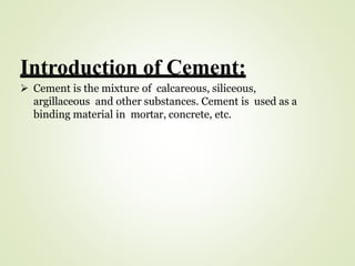 CEMENT | PPT