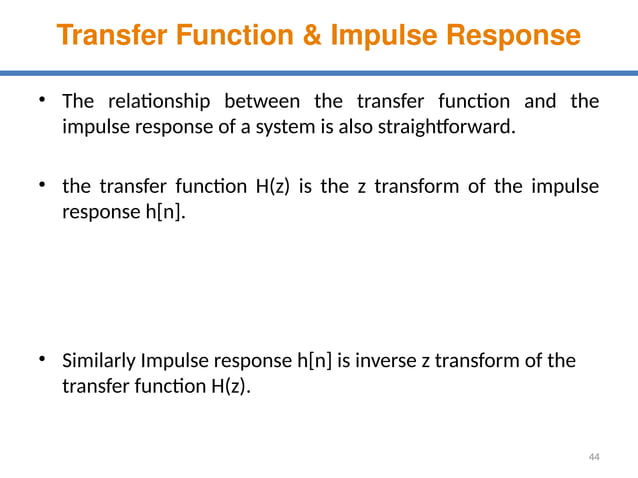 unit- 1 z transform-ppt detail study an | PPT