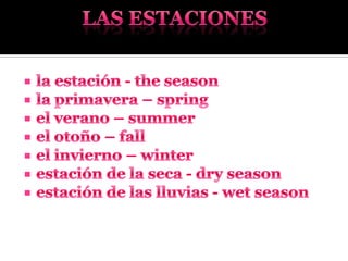 Un tiempo para cada día y la estación | PPTX