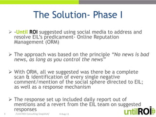 Until roi case study eil | PPTX