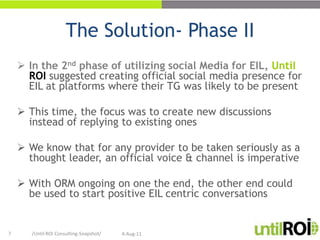 Until roi case study eil | PPTX