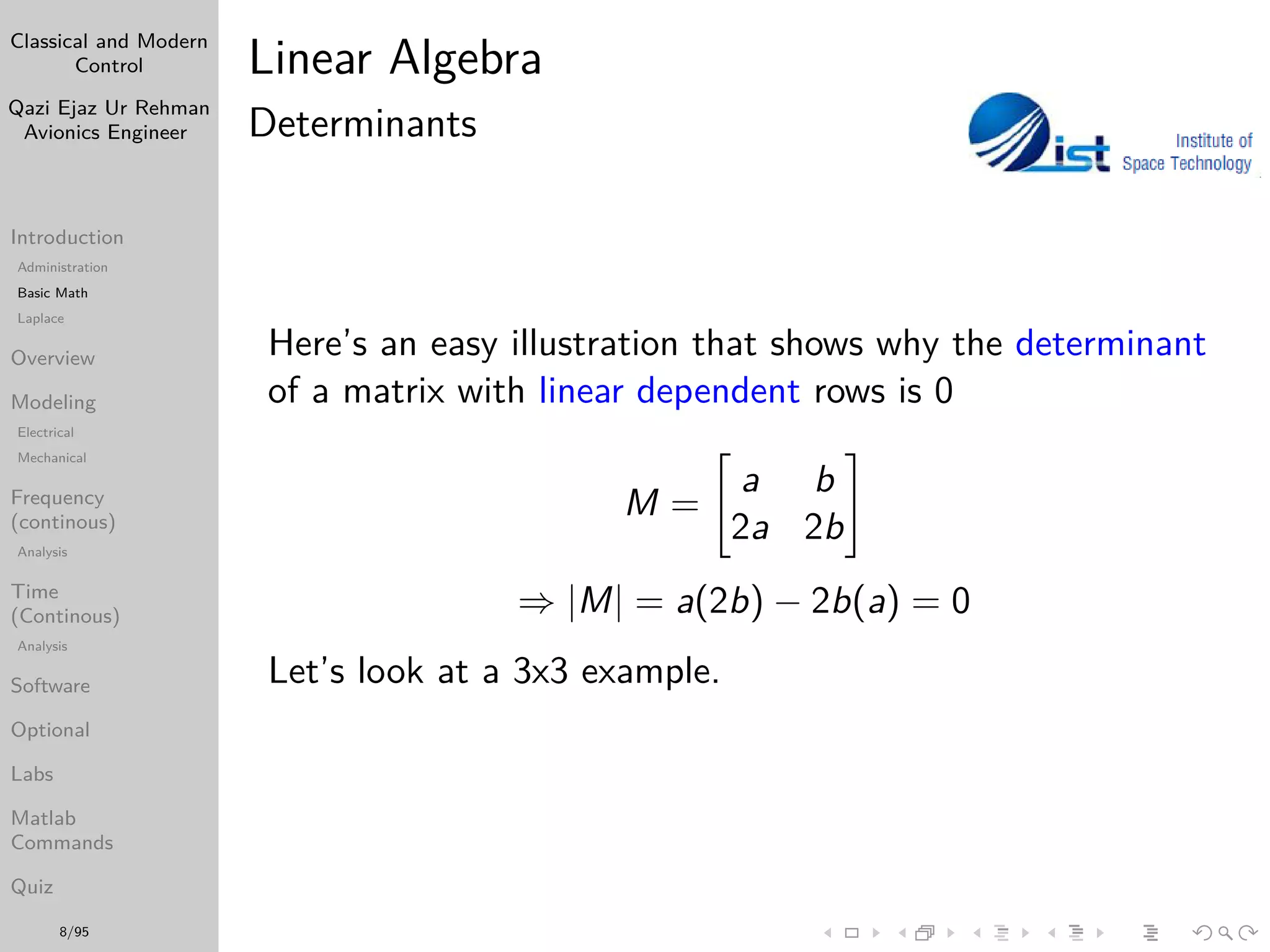 Classical and Modern Control Theory | PDF