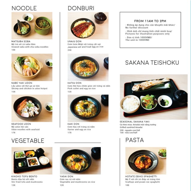 Morico Lunch Menu 2019 | PPT