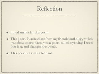 Ben poem anthology | PPT