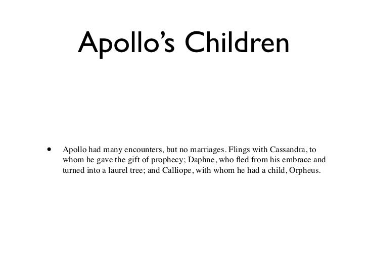 Apollo's story