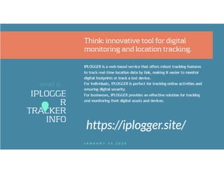 Mobile number location tracker online Iplogger.pptx
