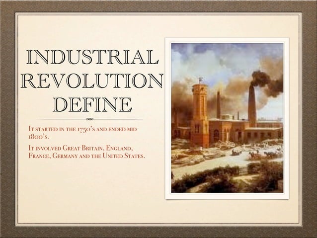 Industrial Revolution | PPT