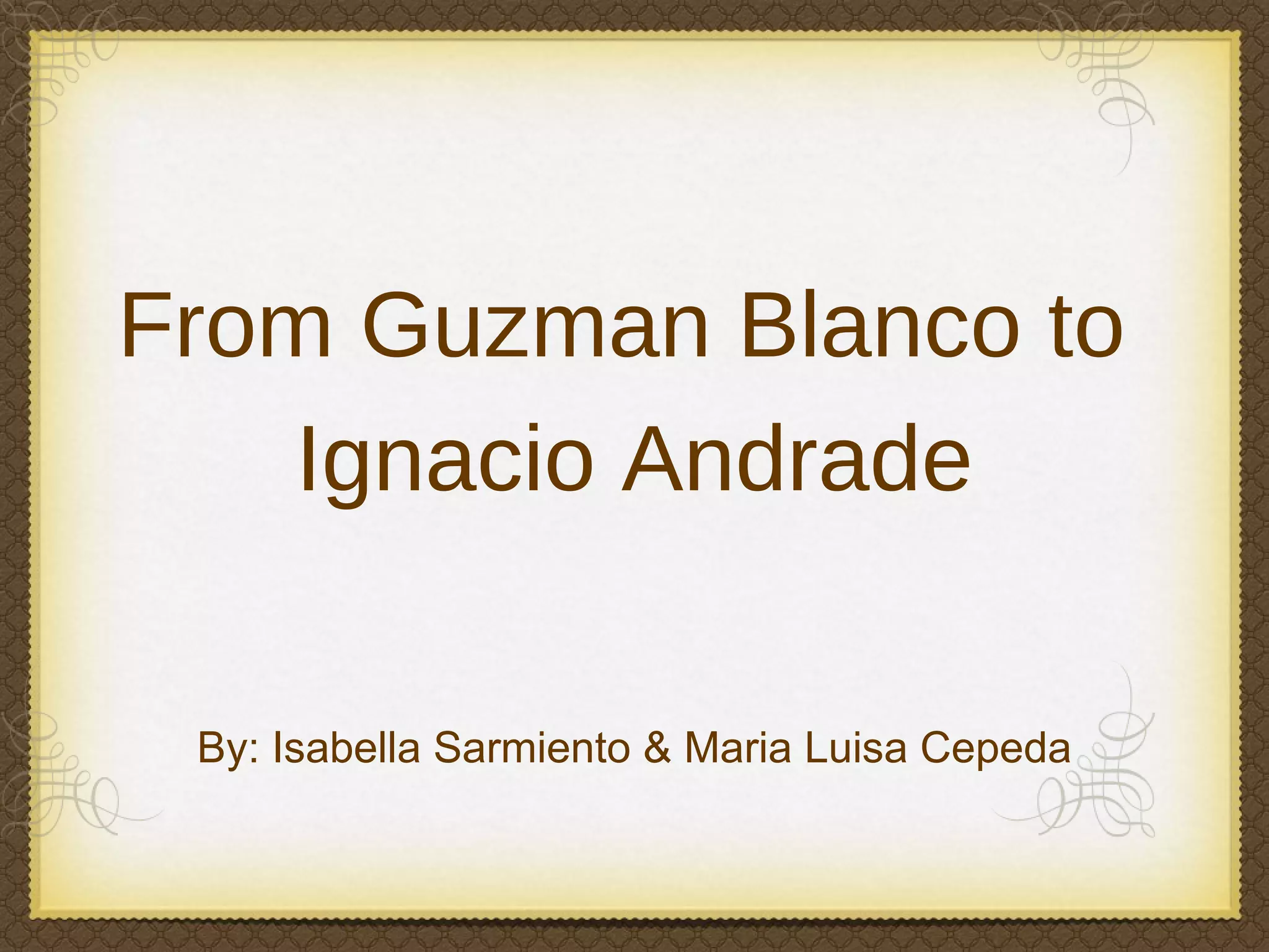 Venezuelan History | PPT