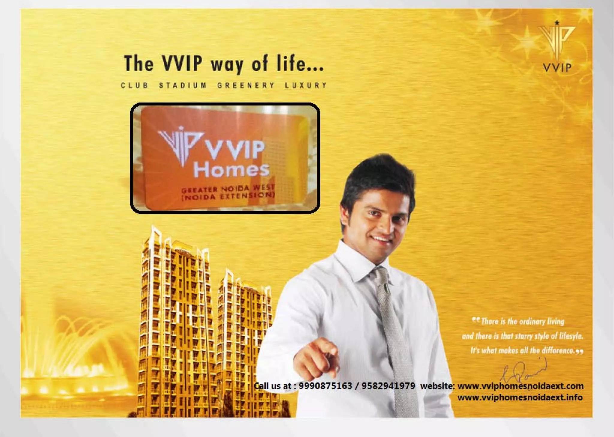 Vvip Homes Gaur City 2 Noida Extension Go to : www.Flats4free.com