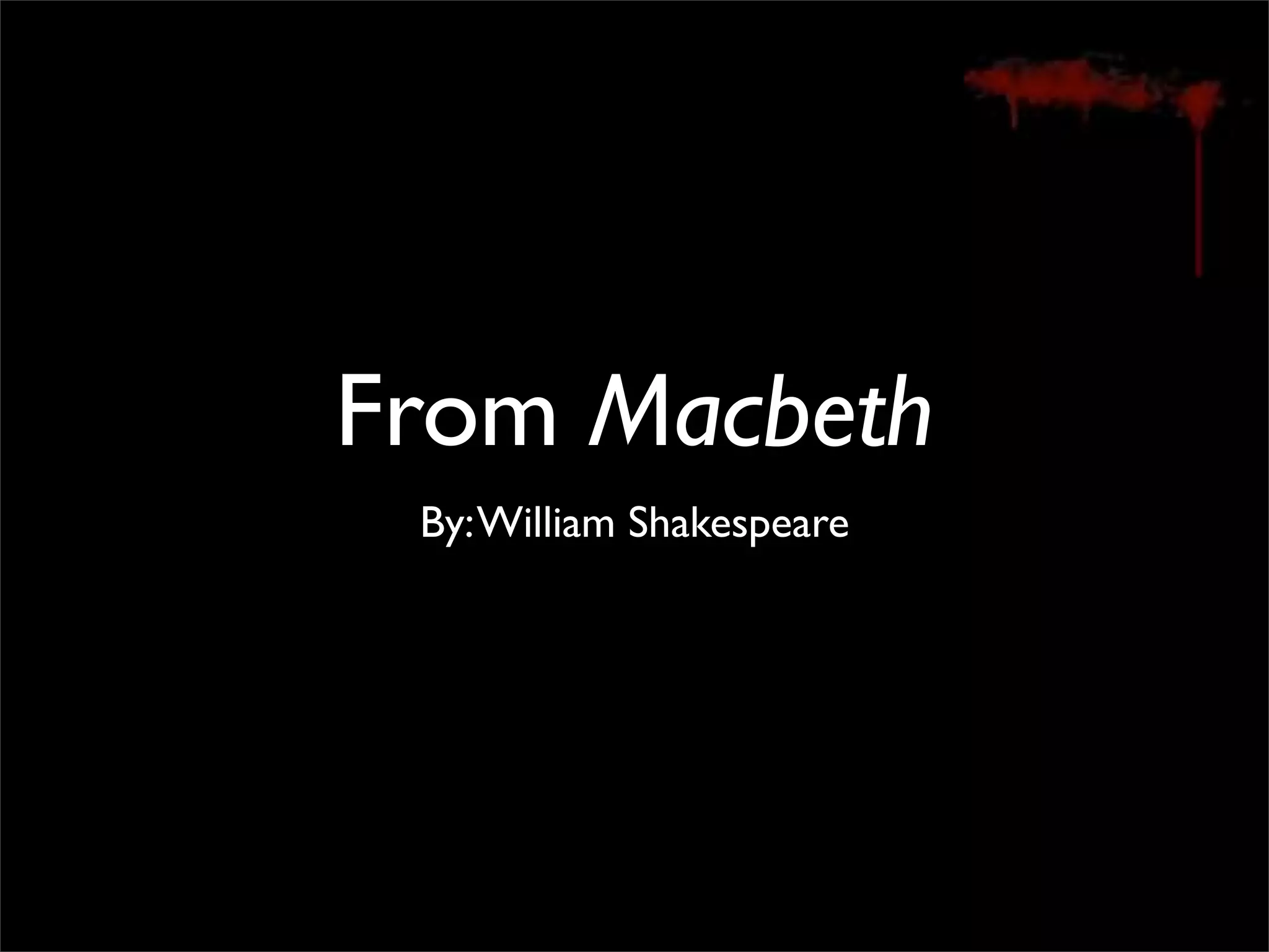 Macbeth | PPT
