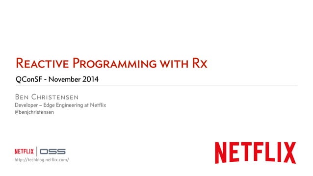Reactive Programming with Rx | PPT