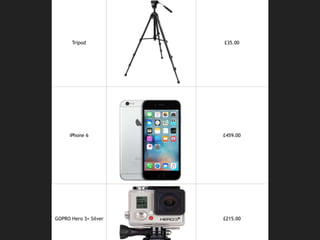 Equipment List | PPTX