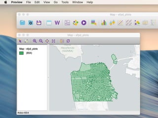 CartoDB fans: GeoDa1.8 provides extra power of spatial analysis | PPTX