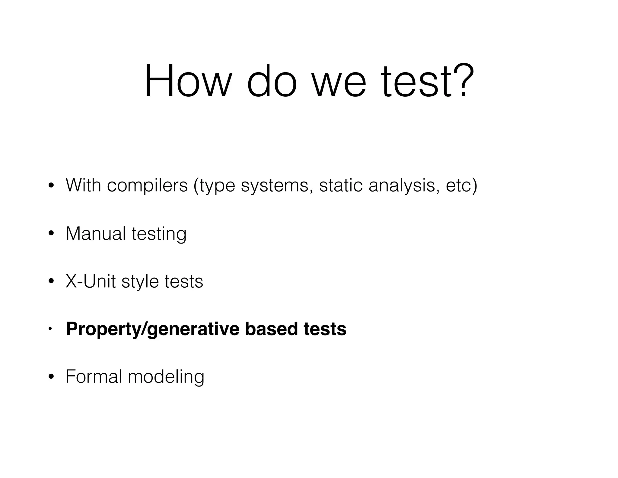 An Introduction to Property Based Testing | PDF