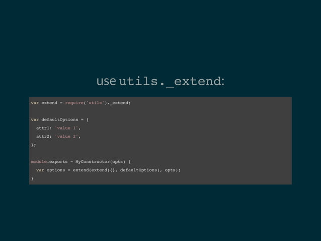 Meet the Node.js Antipatterns | PPT