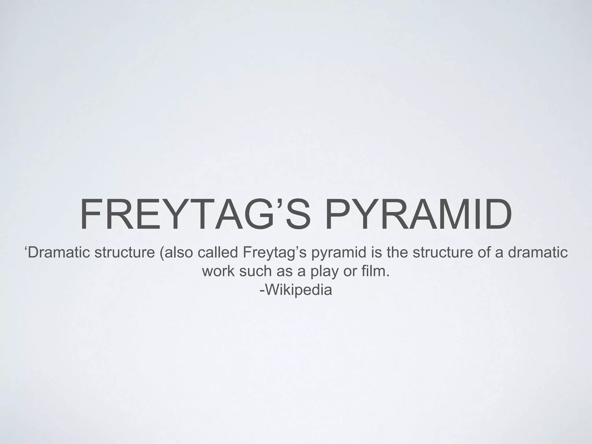 Freytag's Pyramid | PPTX