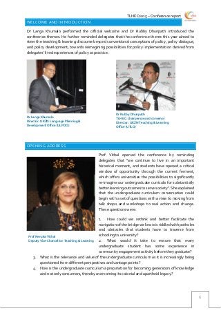 Teaching & Learning Conference | PDF