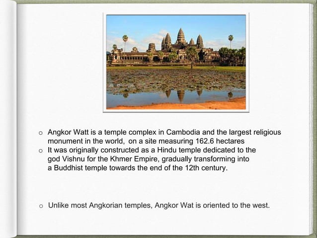 precolonial architecture of Cambodia, Angkor wat , history of architecture | PPTX | Asia Travel ...