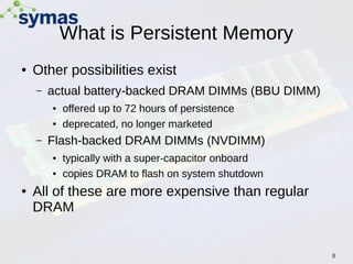 Software Design for Persistent Memory Systems | PDF