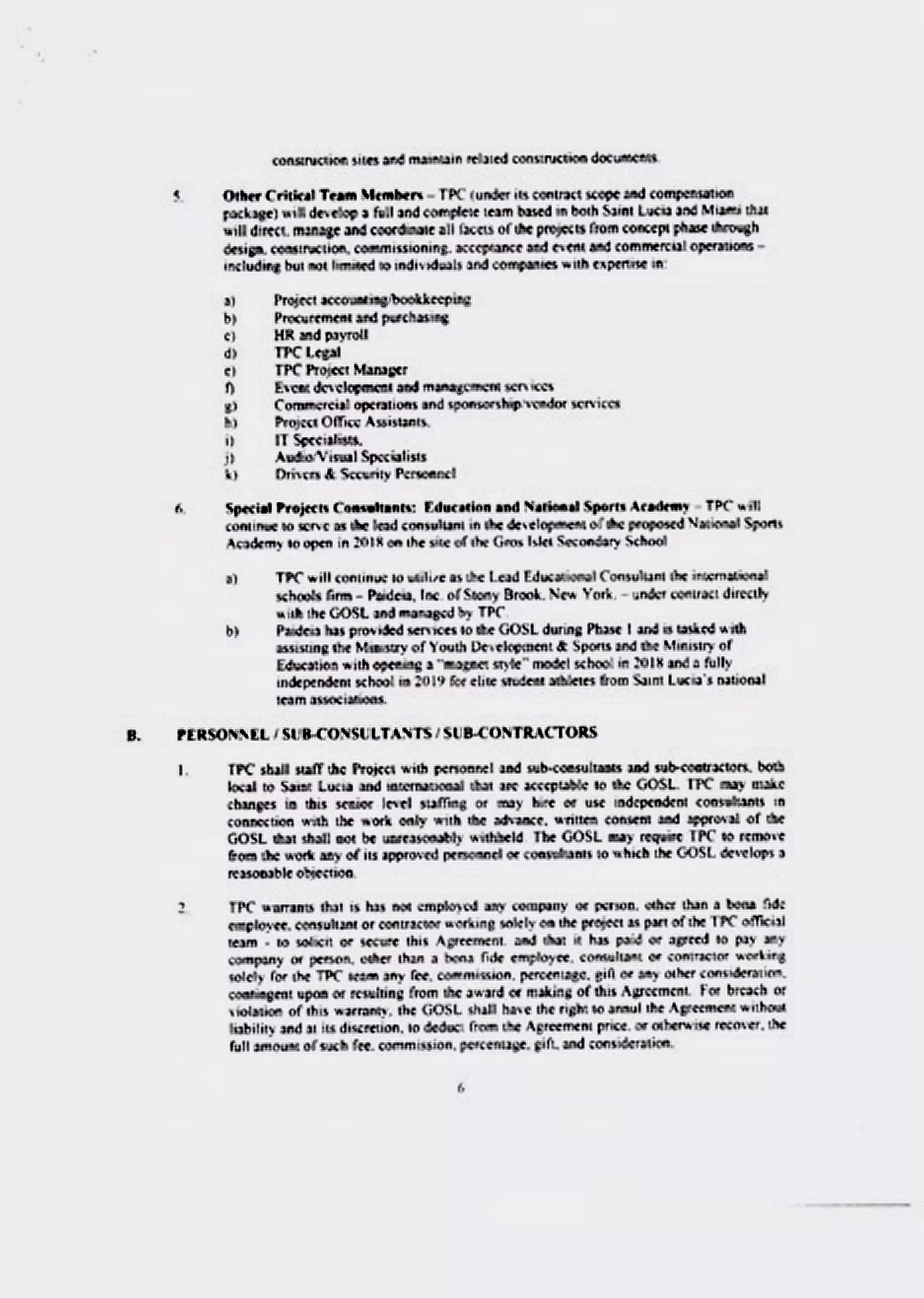 CONTRACT: GOSL - PARKER COMPANY(DON LOCKERBIE) | PDF