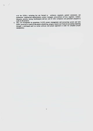 CONTRACT: GOSL - PARKER COMPANY(DON LOCKERBIE) | PDF