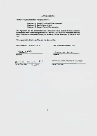 CONTRACT: GOSL - PARKER COMPANY(DON LOCKERBIE) | PDF