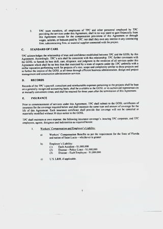 CONTRACT: GOSL - PARKER COMPANY(DON LOCKERBIE) | PDF